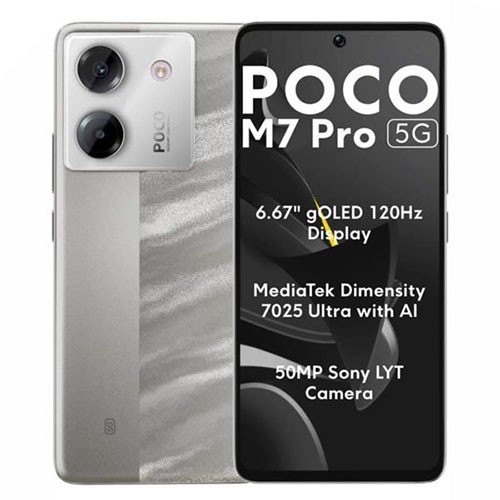 Купить Смартфон Xiaomi Poco M7 Pro 5G 12GB 256GB (Lunar Dust - Silver ...