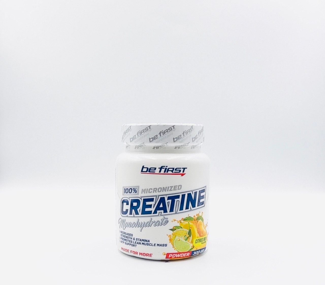 Купить Be First Creatine powder 300 гр (Цитрусовый микс) в Новосибирске ...
