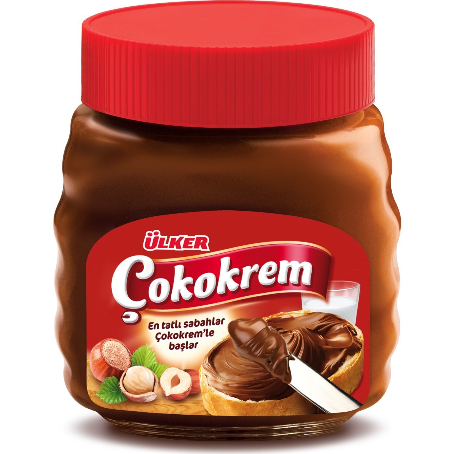 Купить Шоколадная паста с лесным орехом, стекло, ULKER COKOKREM 350 гр ...